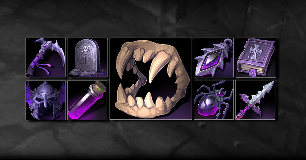 RPG Vampire Icons | 2D Icons | Unity Asset Store