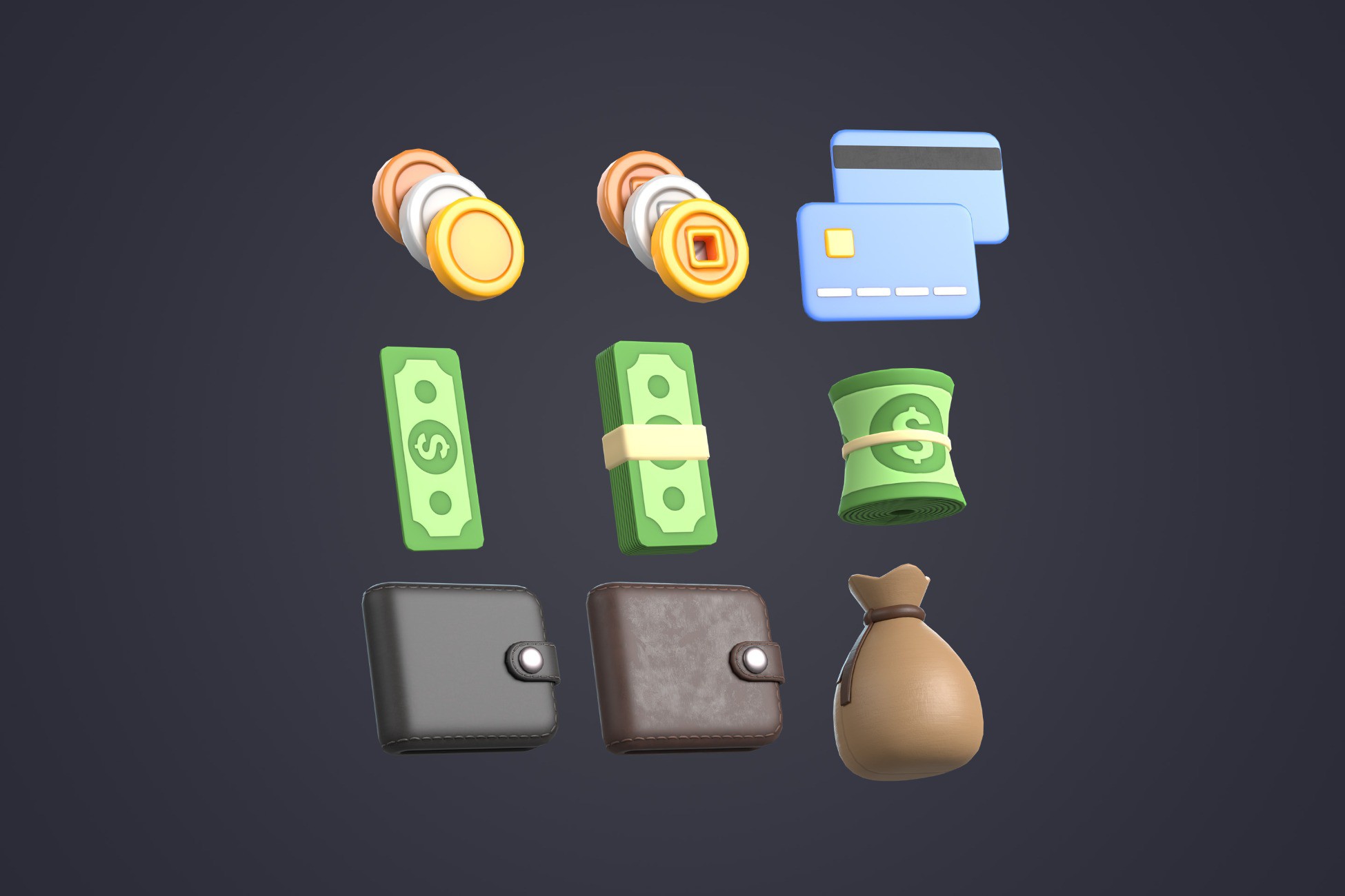 Cartoon Money Pack | 3D Props | Unity Asset Store