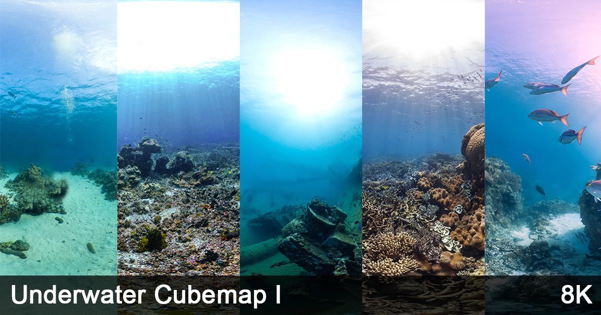 Underwater Cubemap I | 2D Sky | Unity Asset Store