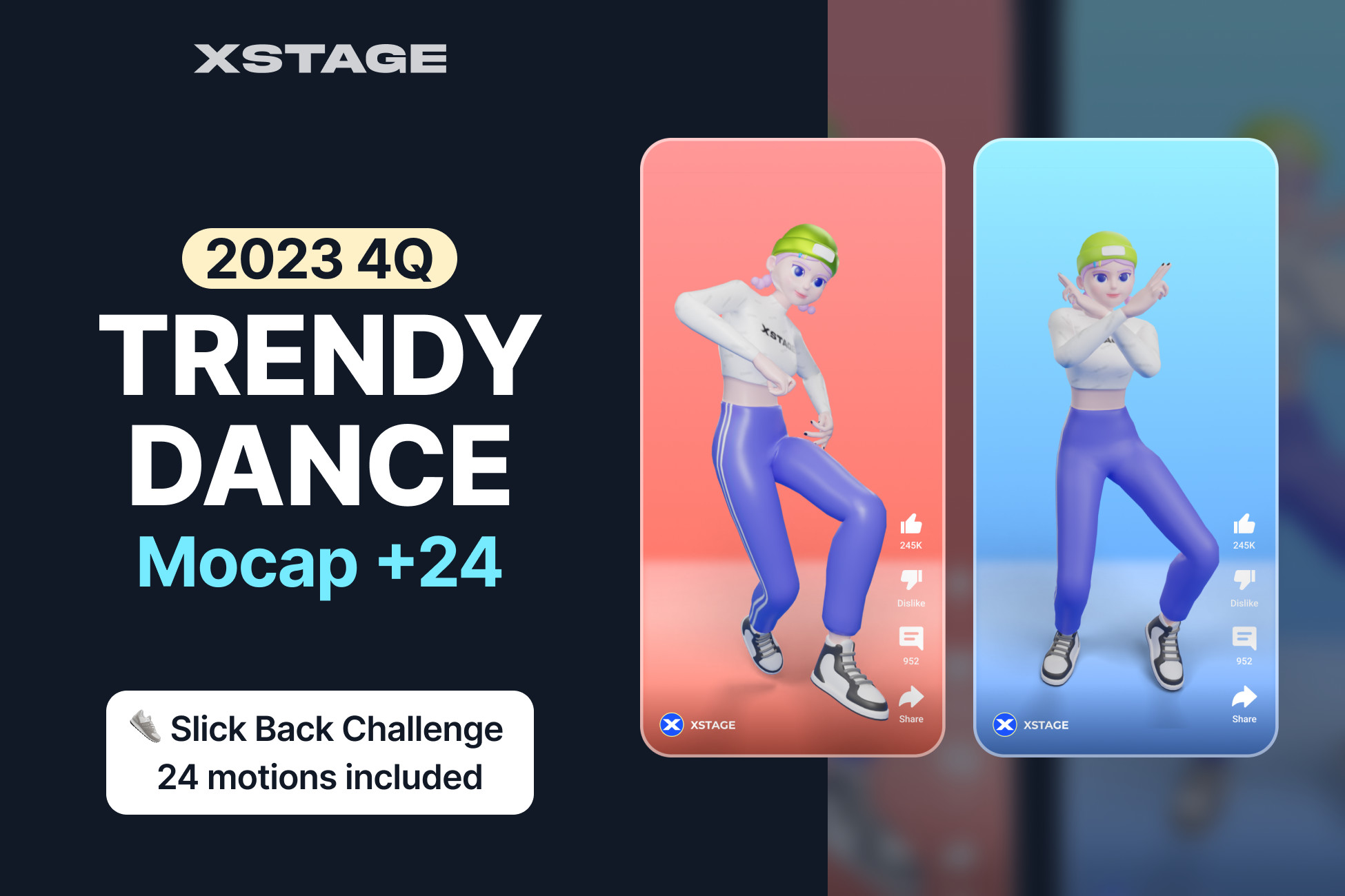Trendy Dance Challenge Mocap Pack [2023 4Q] | 3D 애니메이션 | Unity Asset Store