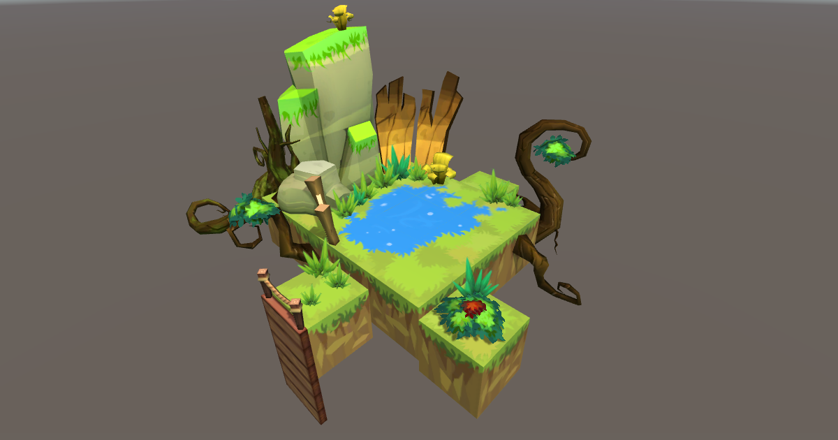 Cartoon Style Fantasy Environment Pack | 3D Environments | Unity Asset ...