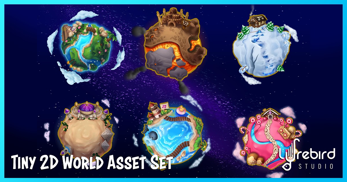 Tiny 2D World Asset Set | 2D 環境 | Unity Asset Store