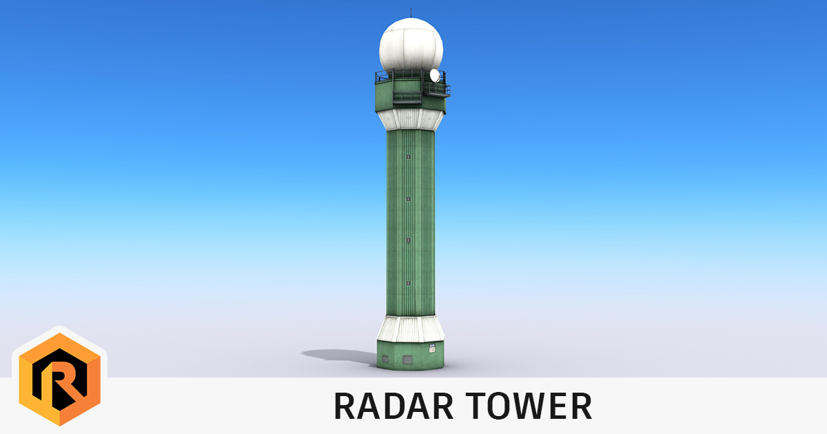 Radar Tower | 3D Props | Unity Asset Store