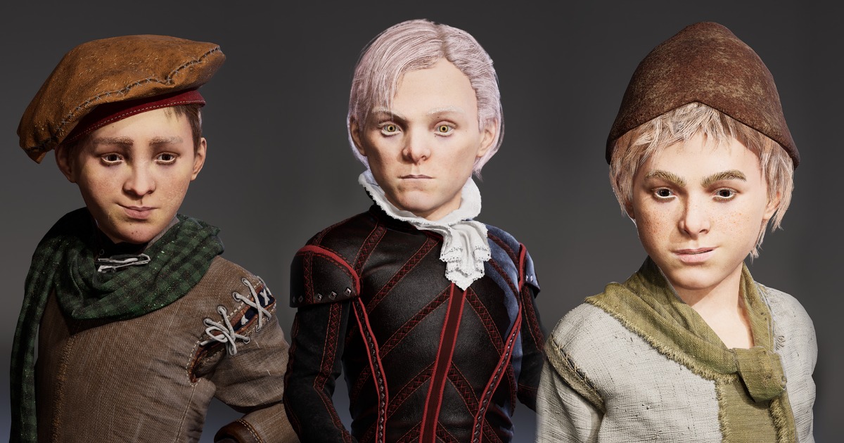 Medieval Child Mini Bundle | 캐릭터 | Unity Asset Store