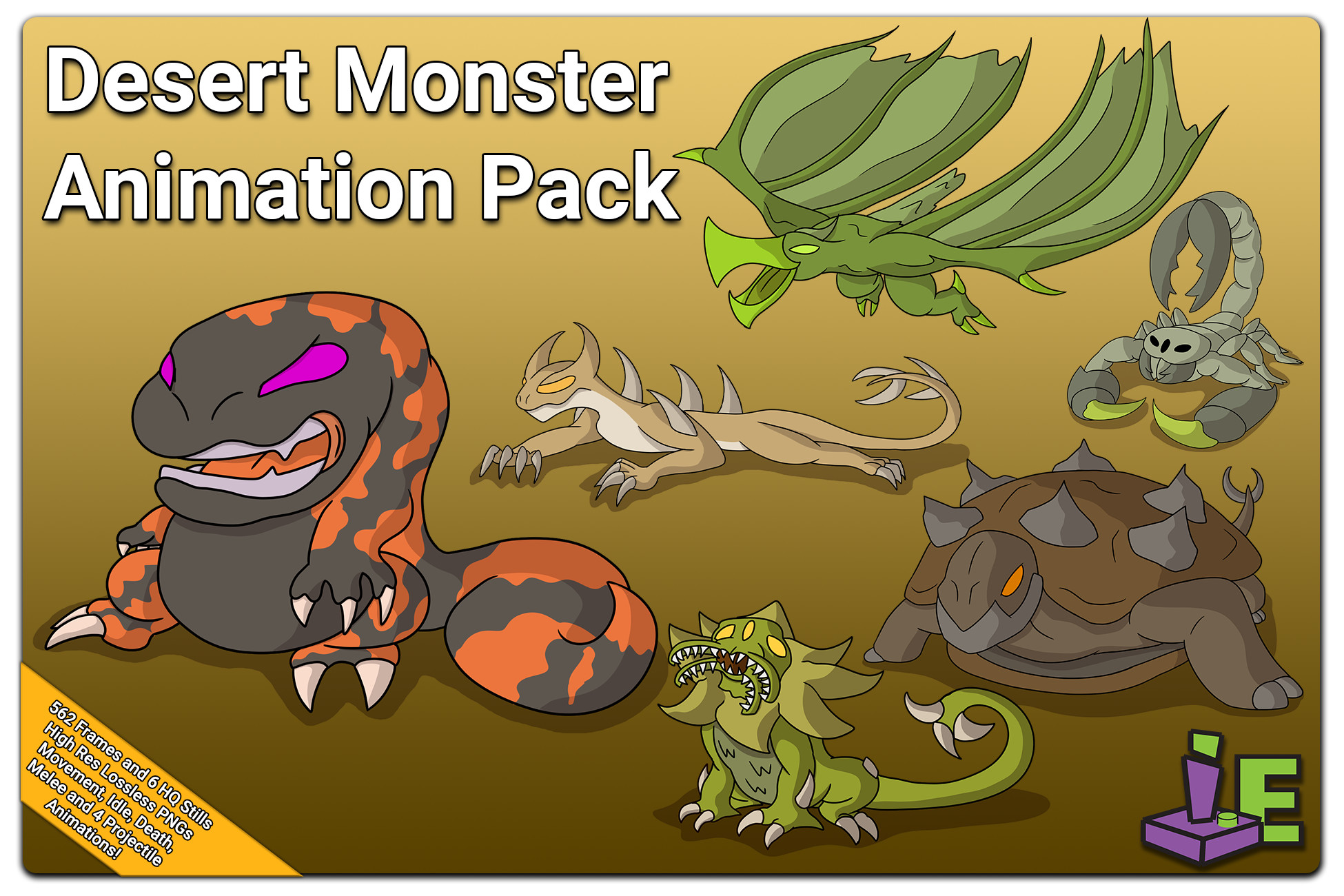 Desert Monster Animation Pack | 2D Characters | Unity Asset Store