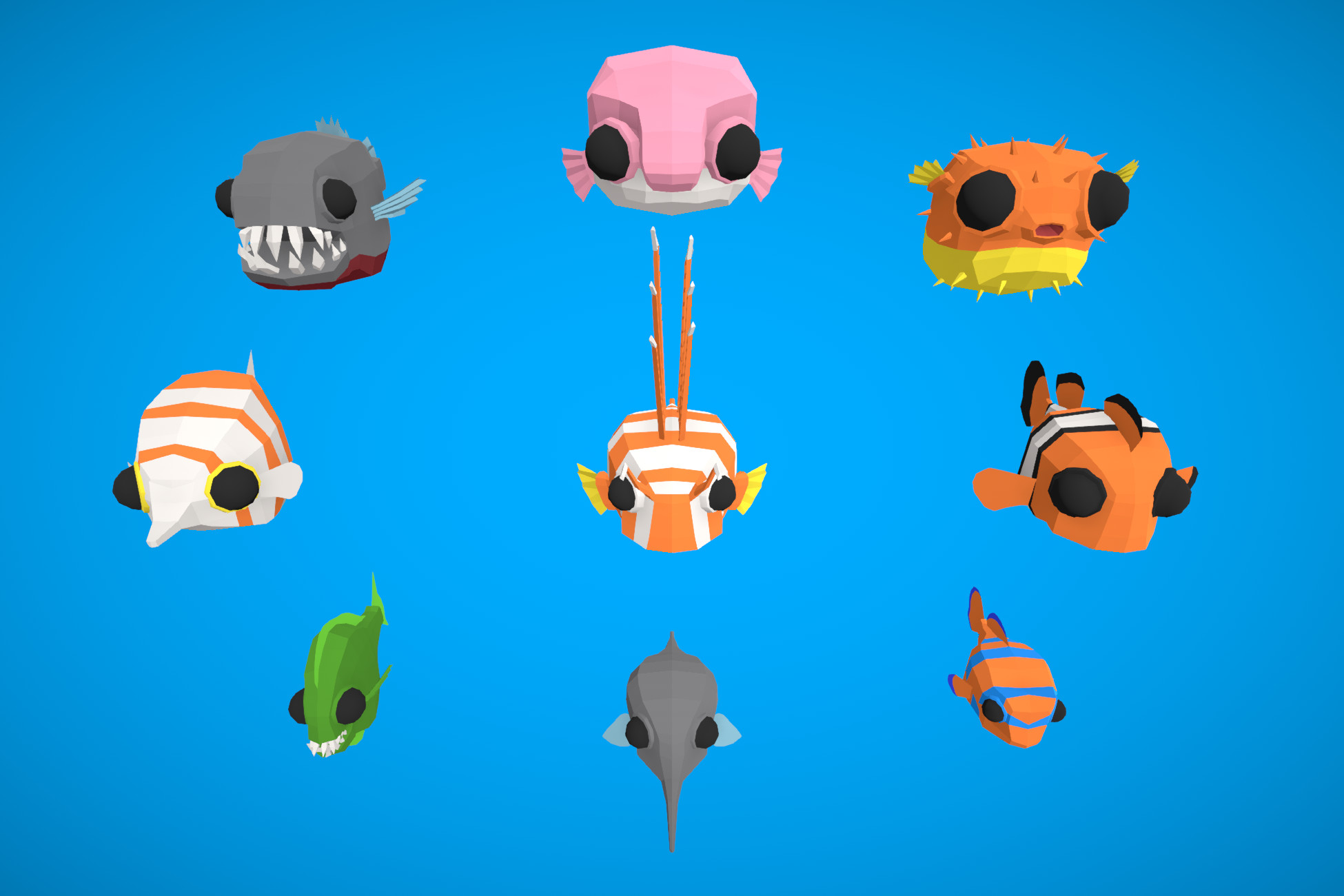 Low Poly Fishes | Characters | Unity Asset Store