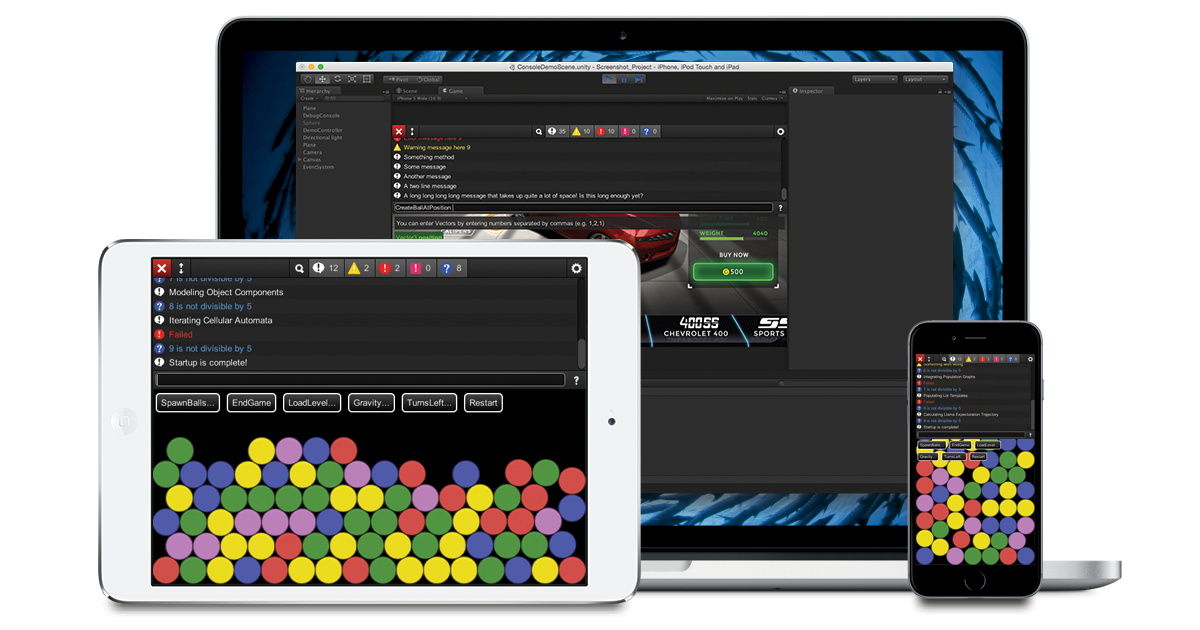 TouchConsole Pro | GUI Tools | Unity Asset Store
