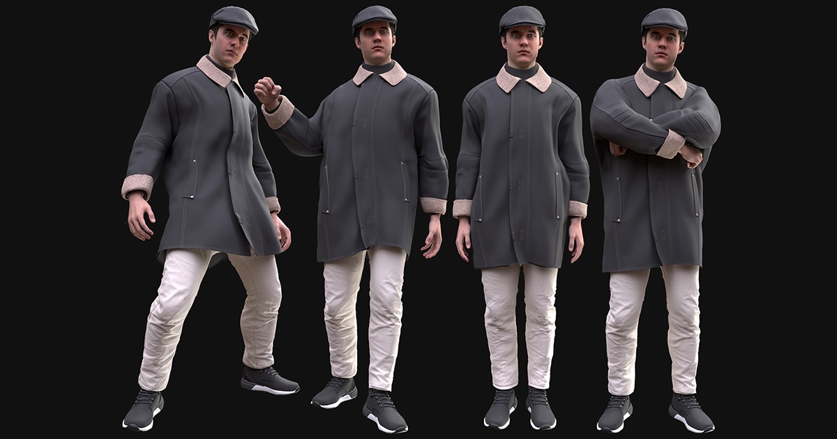 Man in Autumn Outfit 6 - Rigged | 3D Characters | Unity Asset Store