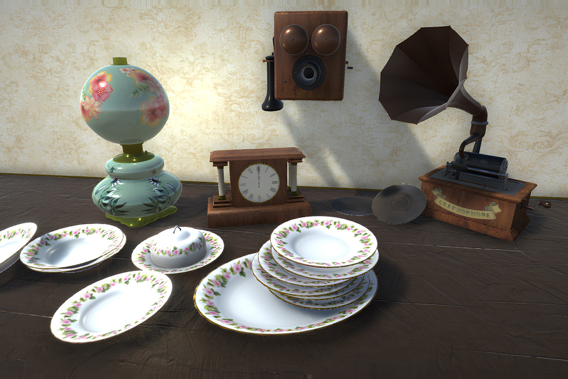 Antique Vintage 1900s Props | 3D Props | Unity Asset Store