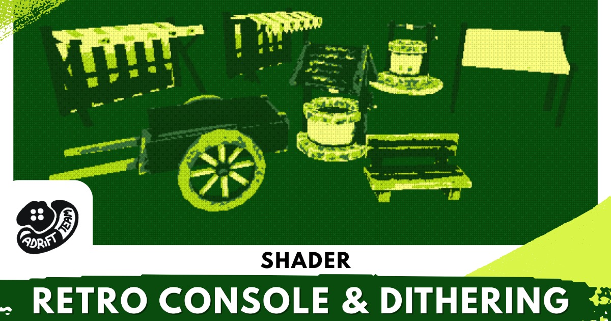 Retro Console Color & Dithering Shader | VFX Shaders | Unity Asset Store