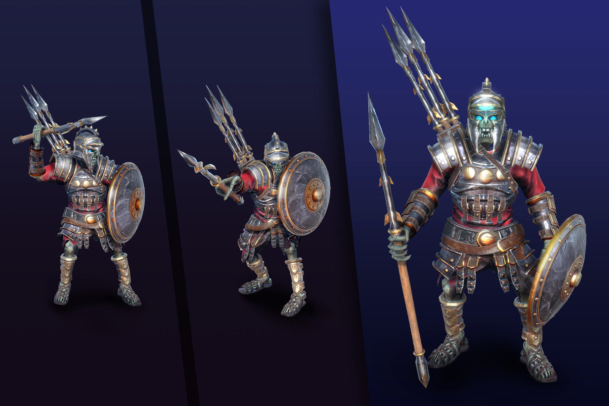 Skeleton Spear Thrower | 캐릭터 | Unity Asset Store