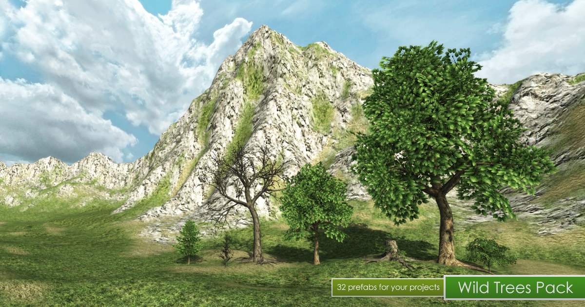 Wild Trees Pack | 3D Trees | Unity Asset Store
