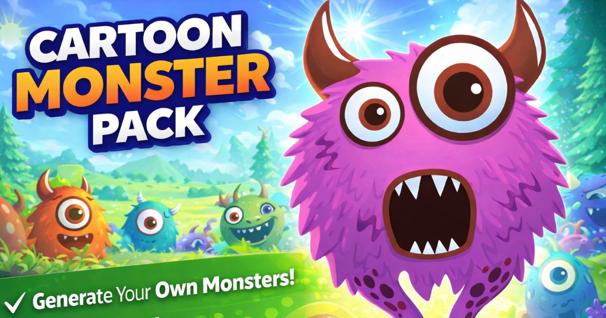 Monster Maker 2d Custom Character Generator Pack 2d Characters