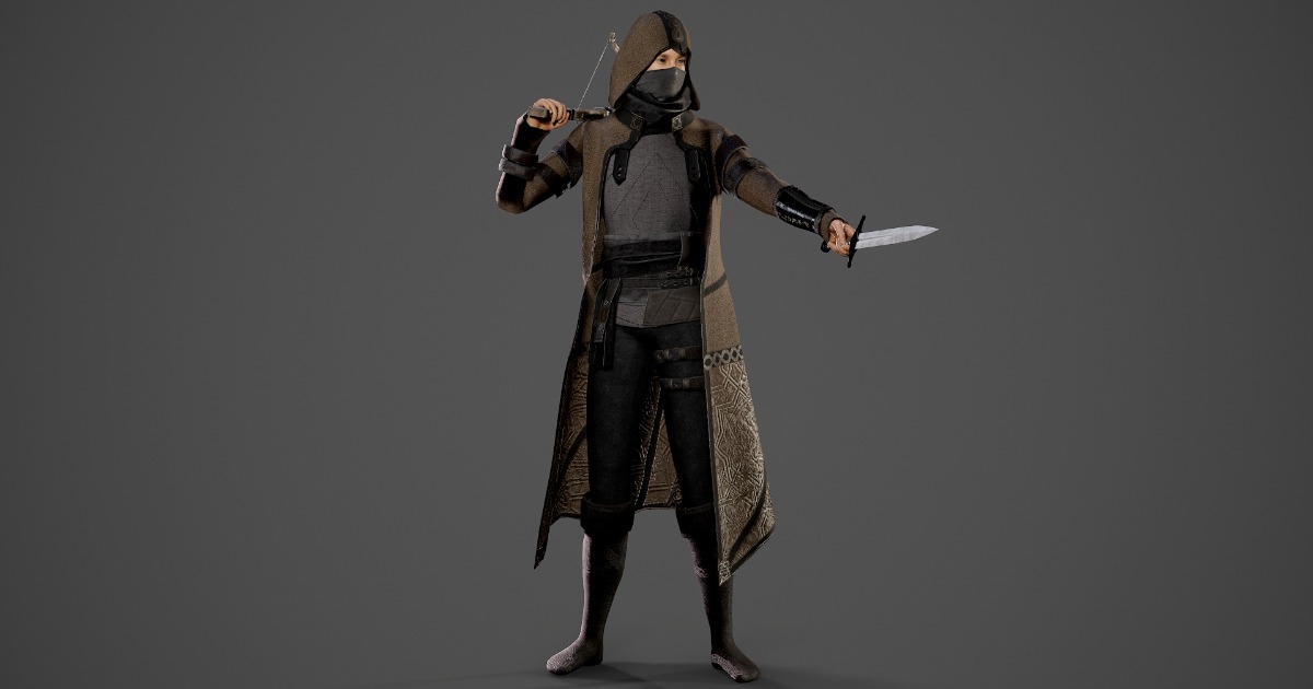 Assassin Man | 3D Humanoids | Unity Asset Store