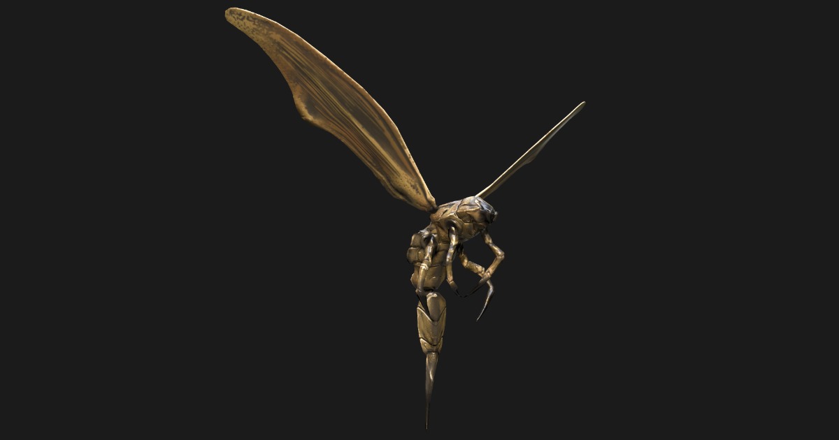 Small Angry Wasp | 3D Creatures | Unity Asset Store