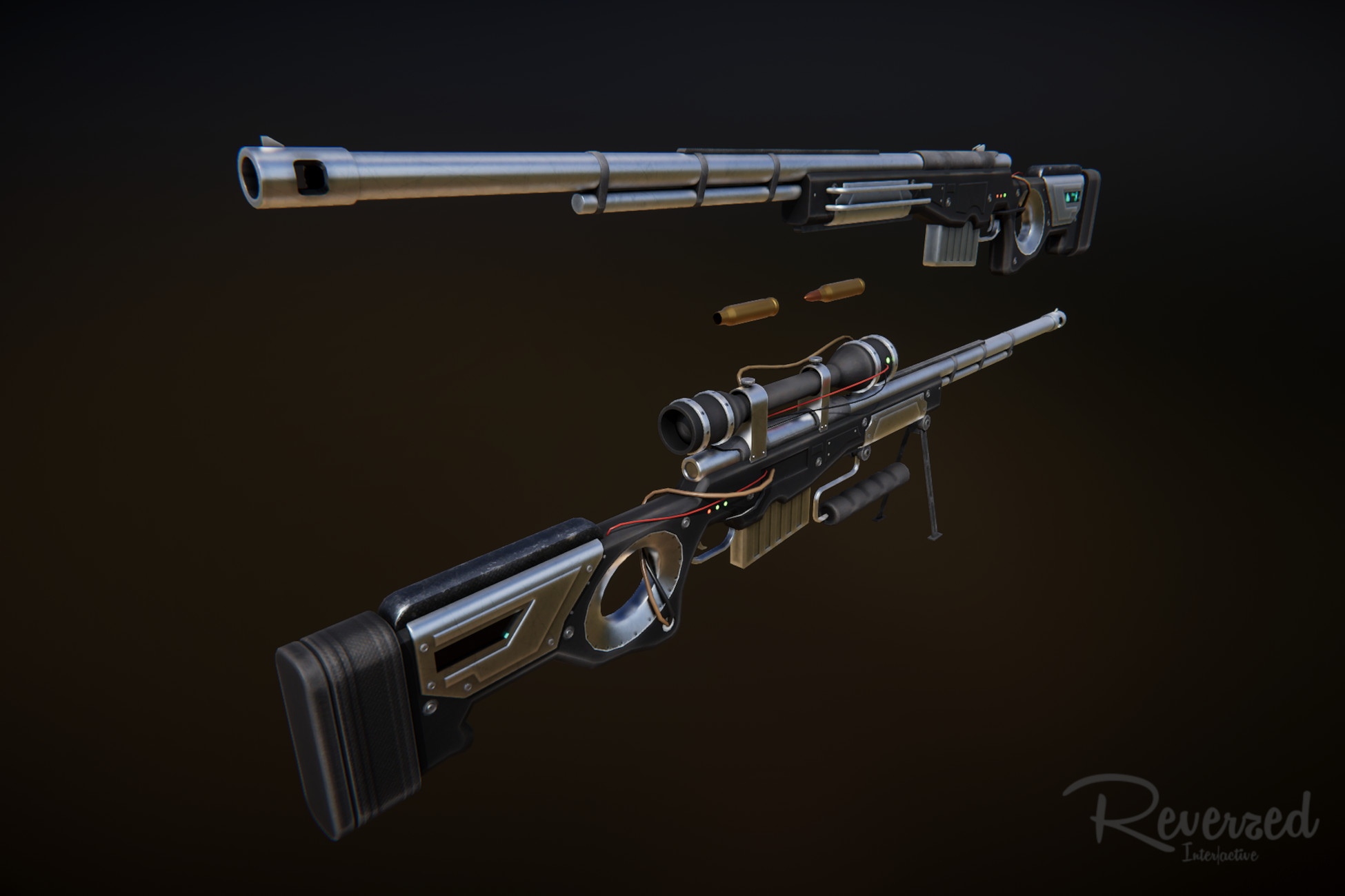 Cyberpunk Sniper | 3D Guns | Unity Asset Store