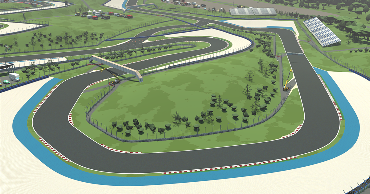 Cartoon Race Track Istanbul | 3D Roadways | Unity Asset Store