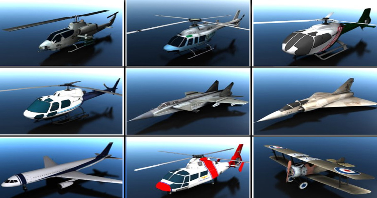 Aircrafts Pack | 3D Air | Unity Asset Store