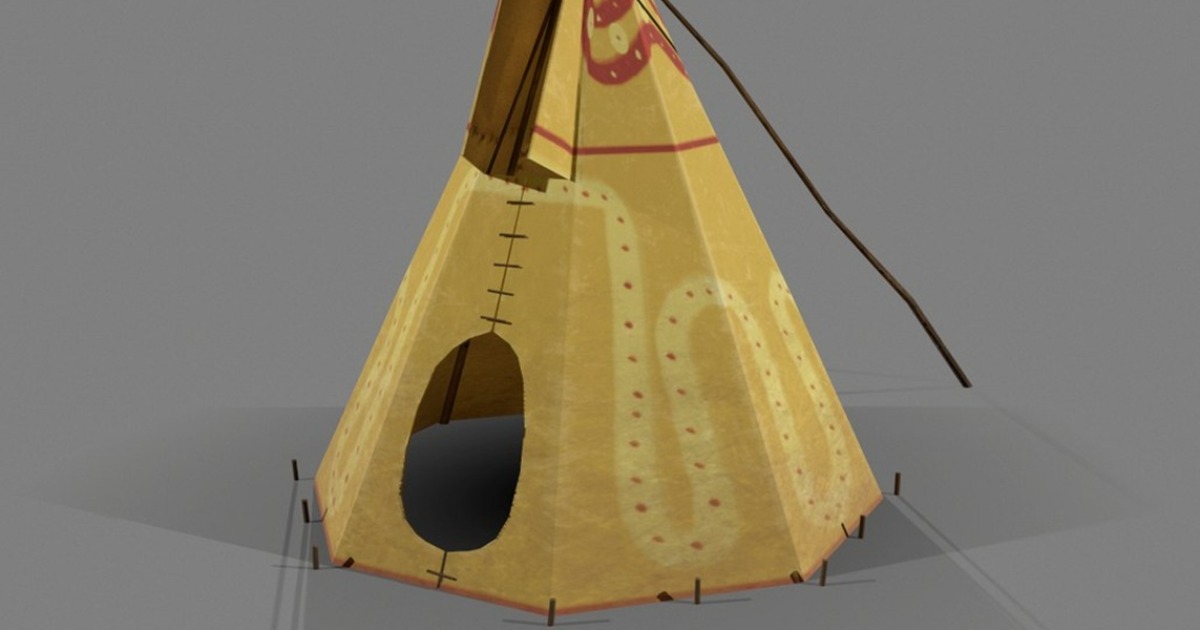 Indian Teepee | 3D Historic | Unity Asset Store