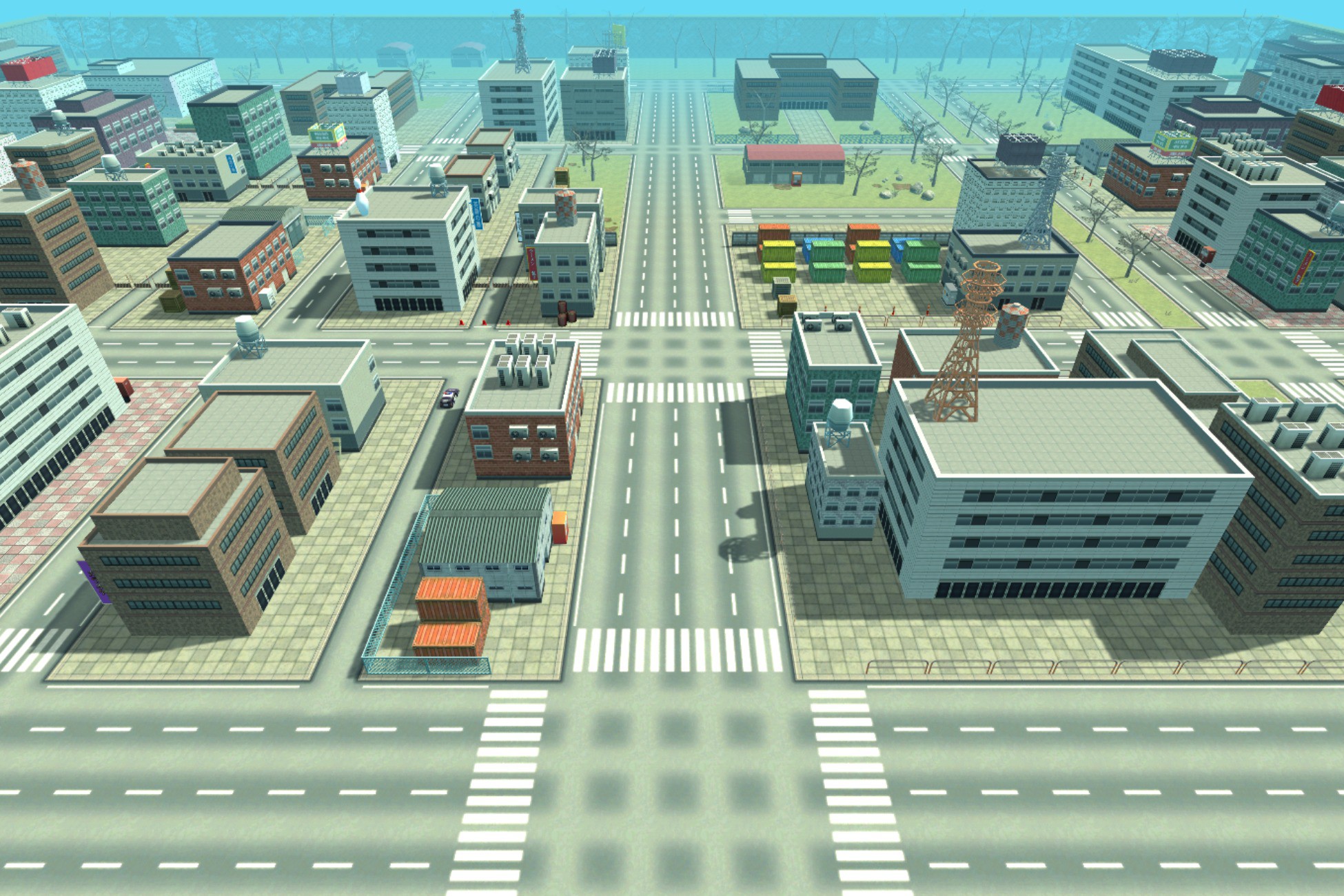 Low Poly Japanese City | 3D Urban | Unity Asset Store