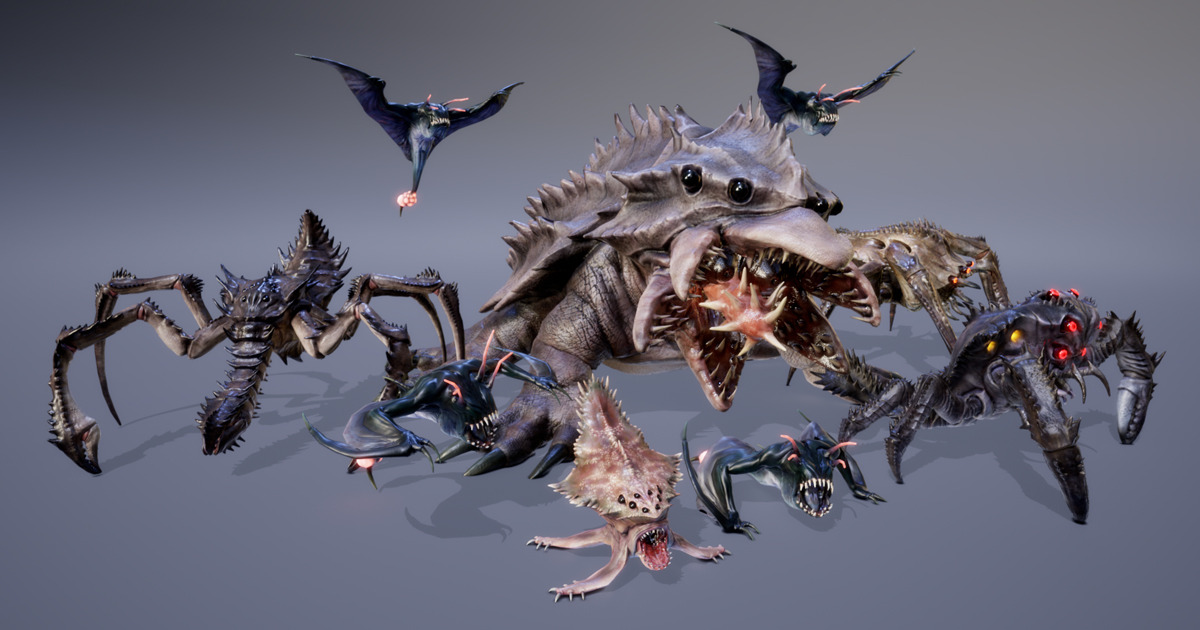 SCI FI CREATURES PACK VOL 3 | 3D Creatures | Unity Asset Store
