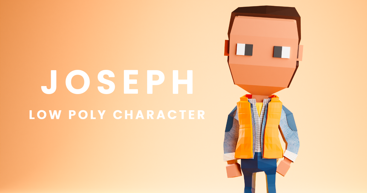 Joseph - 3D Low Poly Character | 3D Humanoids | Unity Asset Store