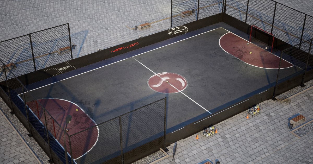 Street football set 1 | 3D Props | Unity Asset Store