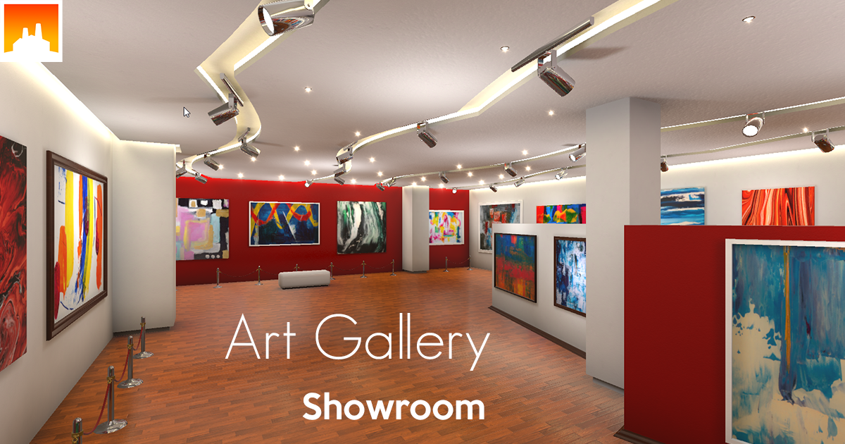 Art Gallery Showroom | 3D Environments | Unity Asset Store