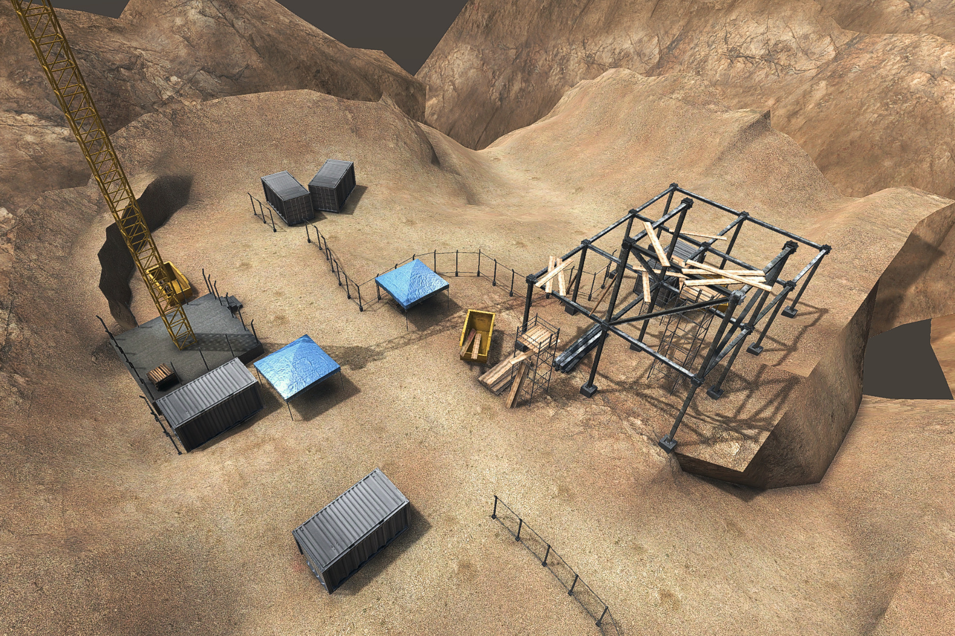 Construction Site - Environment | 3D Industrial | Unity Asset Store