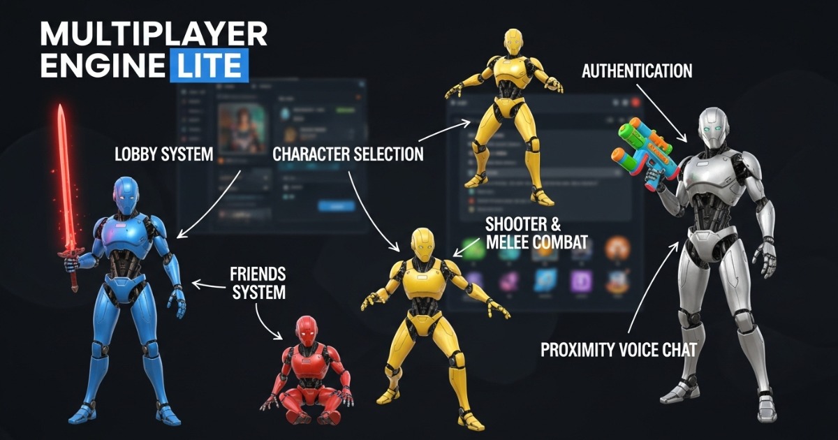 Multiplayer Engine LITE | Packs | Unity Asset Store