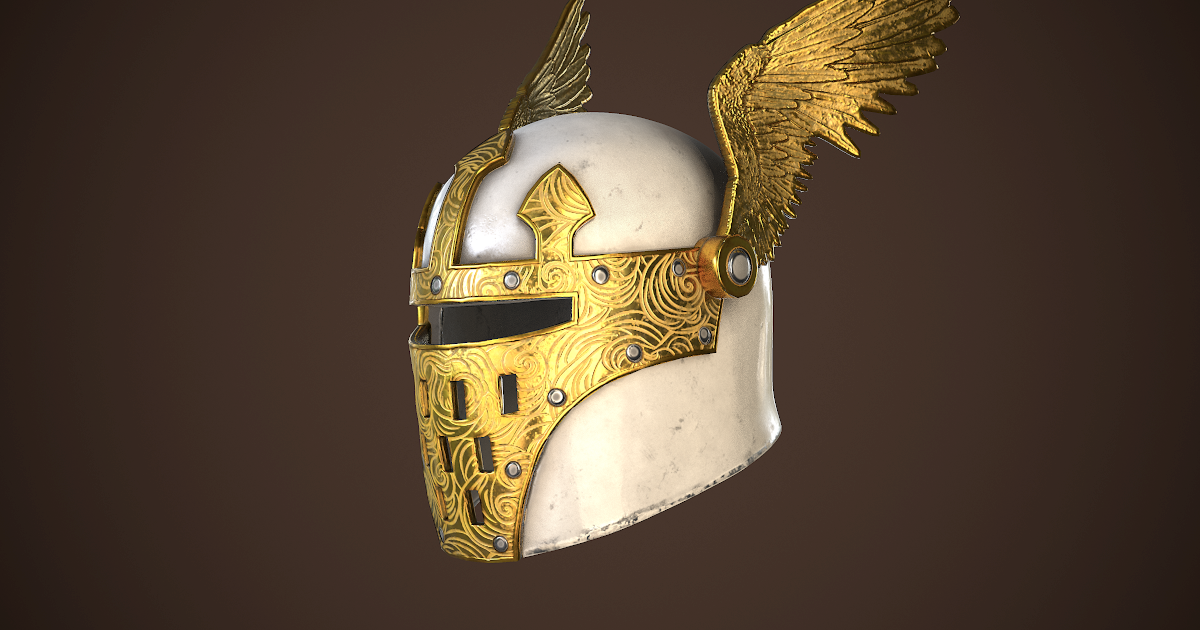 Paladin Helm | Props | Unity Asset Store