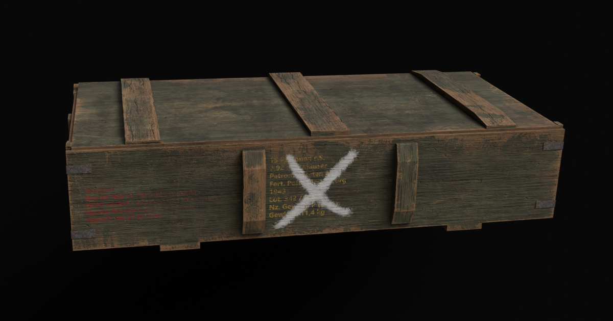 Military Storage Box | 3D 인테리어 | Unity Asset Store