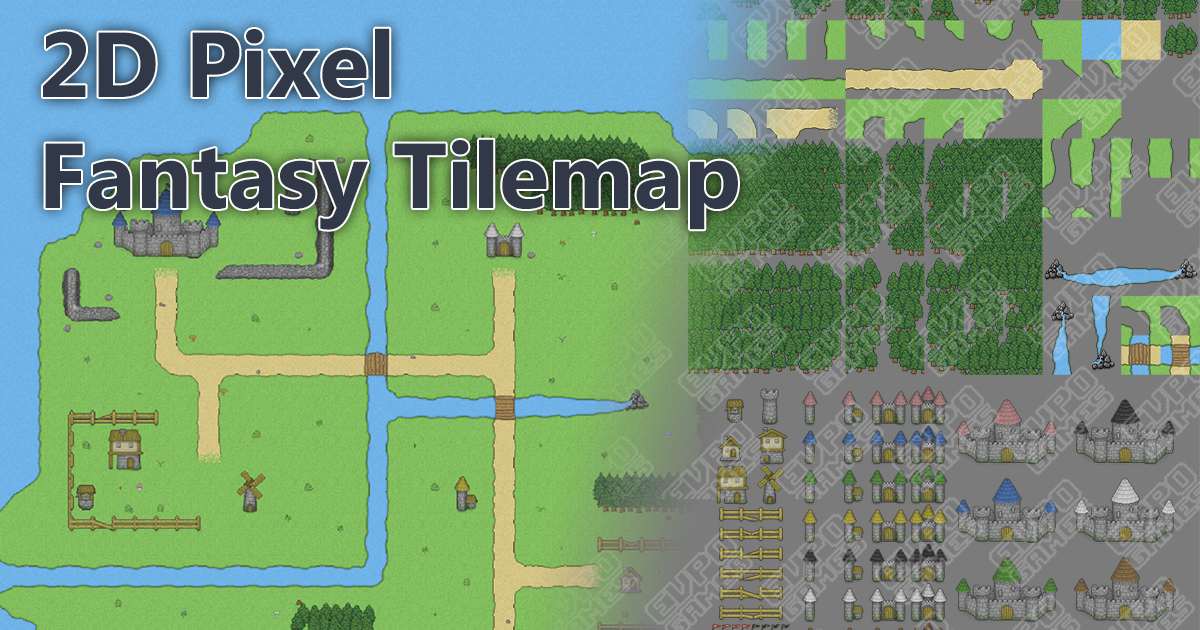 2D Pixel Fantasy Tilemap | 2D Environments | Unity Asset Store