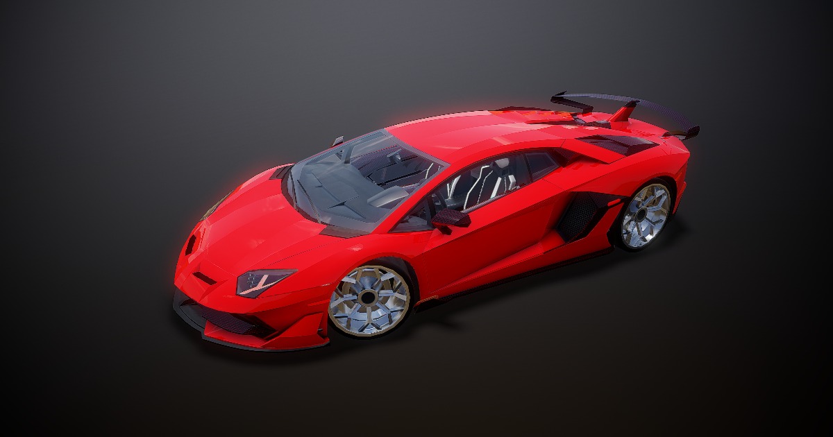 Race car SVX | 3D Land | Unity Asset Store