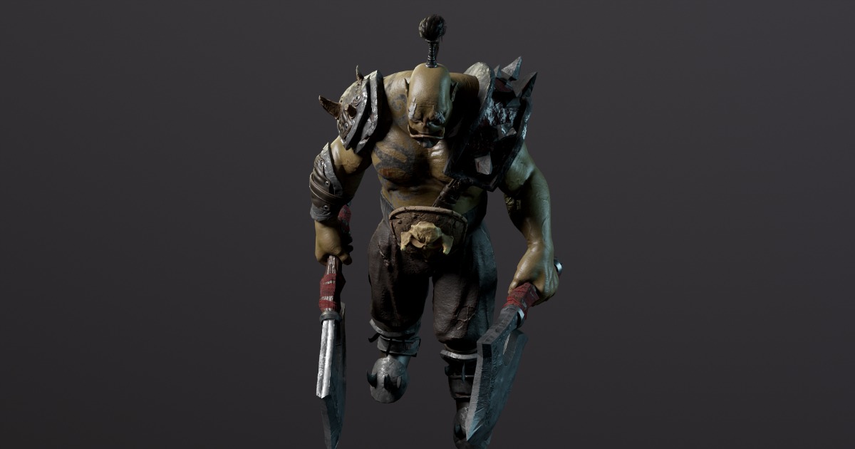 orc warrior 1 | 3D Creatures | Unity Asset Store