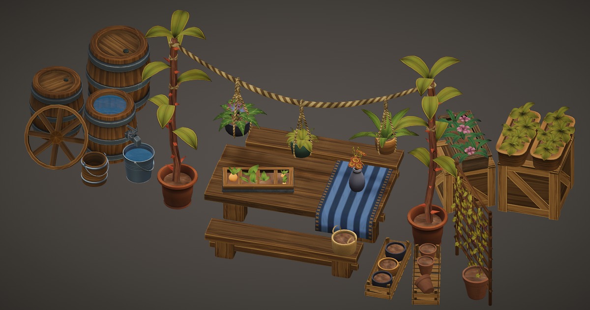 Flower Shop | 3D Fantasy | Unity Asset Store