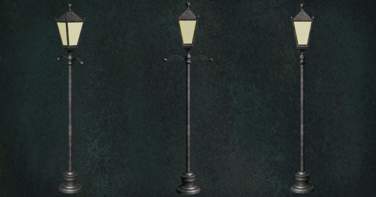 Lamp Street Series LumixLu LT2 Group 2 N2 | 3D Urban | Unity Asset Store
