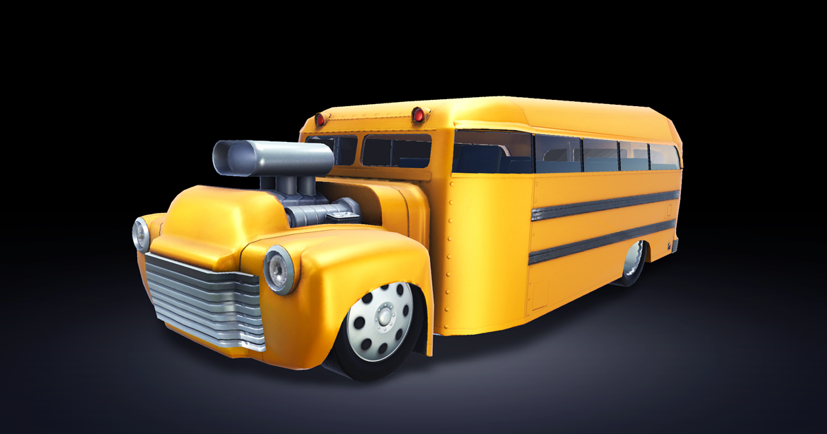 Low Poly Funny School Bus | 3D Land | Unity Asset Store