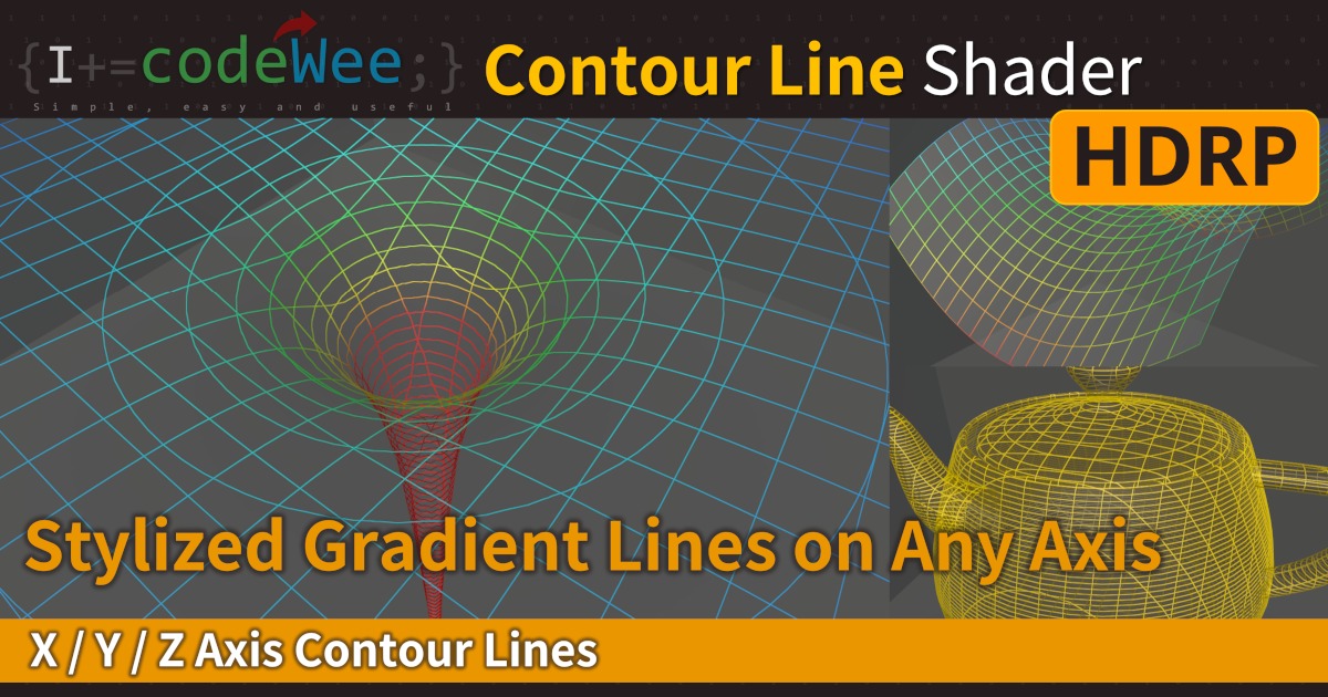Contour Line Shader(HDRP) | VFX Shaders | Unity Asset Store