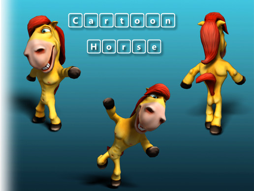 Cartoon Horse | 3D Characters | Unity Asset Store