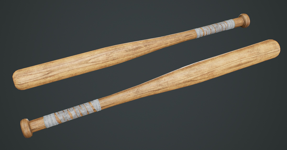Survival Props Package - Baseball Bat | 3D Props | Unity Asset Store