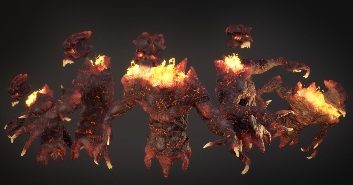 Hell demonic flying creature | 3D Creatures | Unity Asset Store