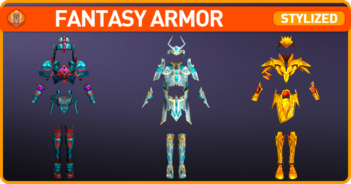 Fantasy Armor | 3D Weapons | Unity Asset Store