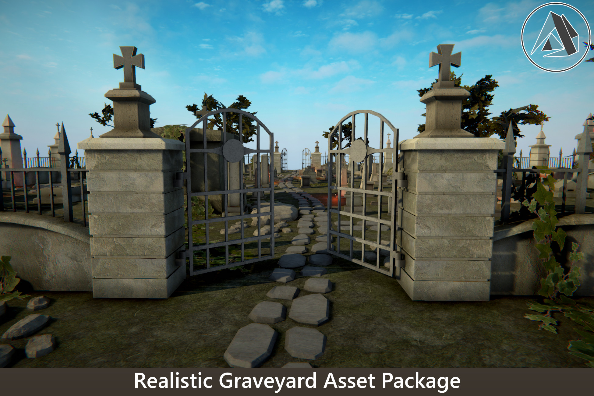 Realistic Graveyard Asset Package | 3D 주변환경 | Unity Asset Store