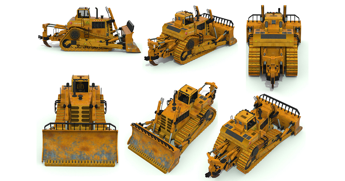 Bulldozer 2 | 3D Land | Unity Asset Store