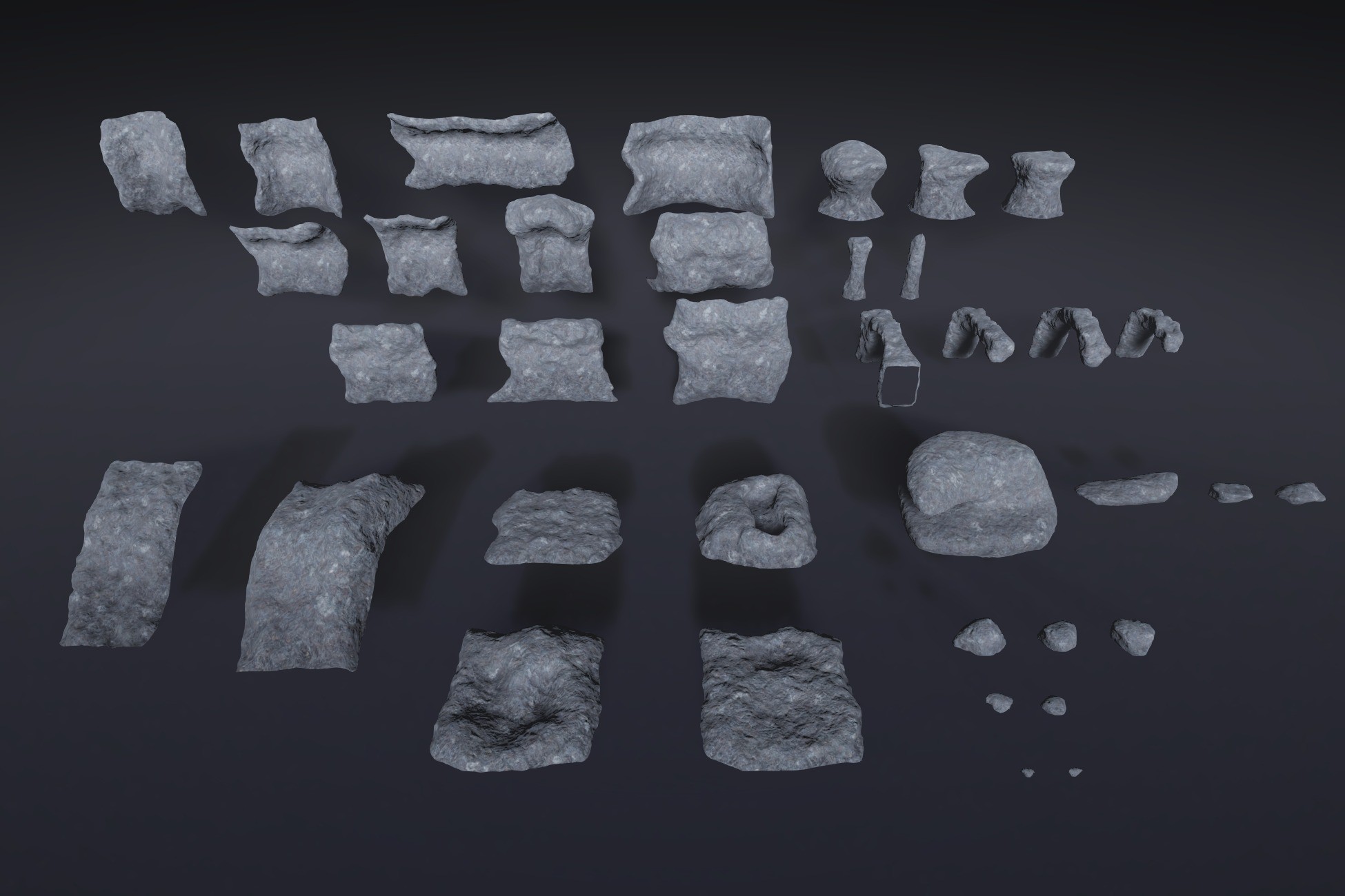 Environmental Rocks Pack Vol.2 - PBR | 3D Landscapes | Unity Asset Store