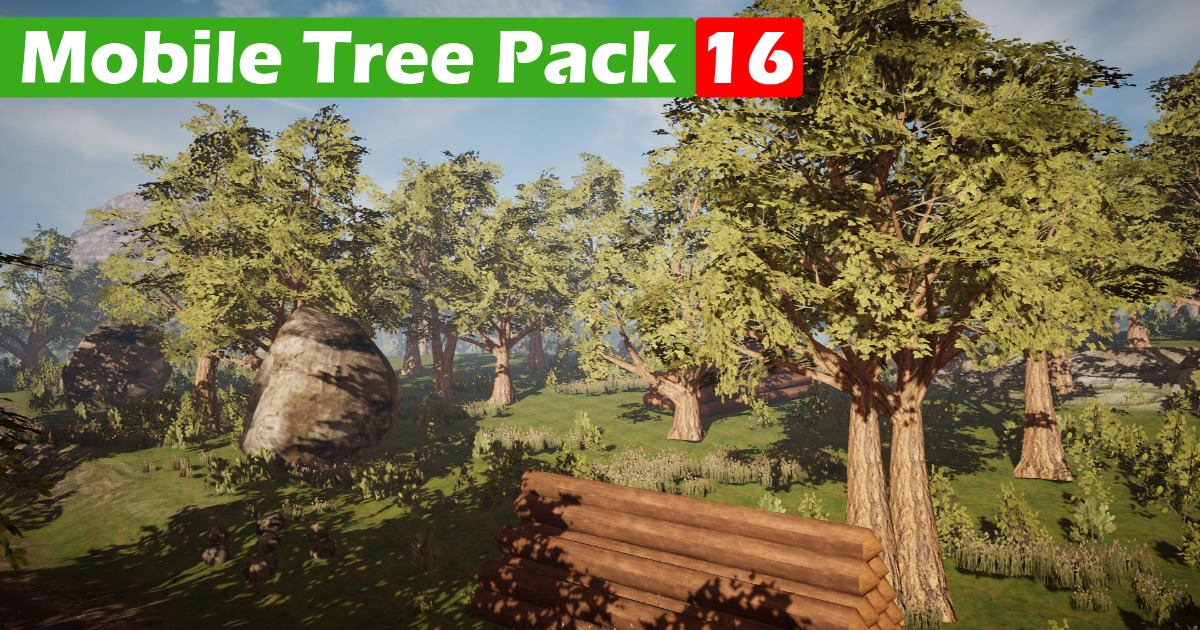 Mobile Tree Pack (16) | 3D Trees | Unity Asset Store