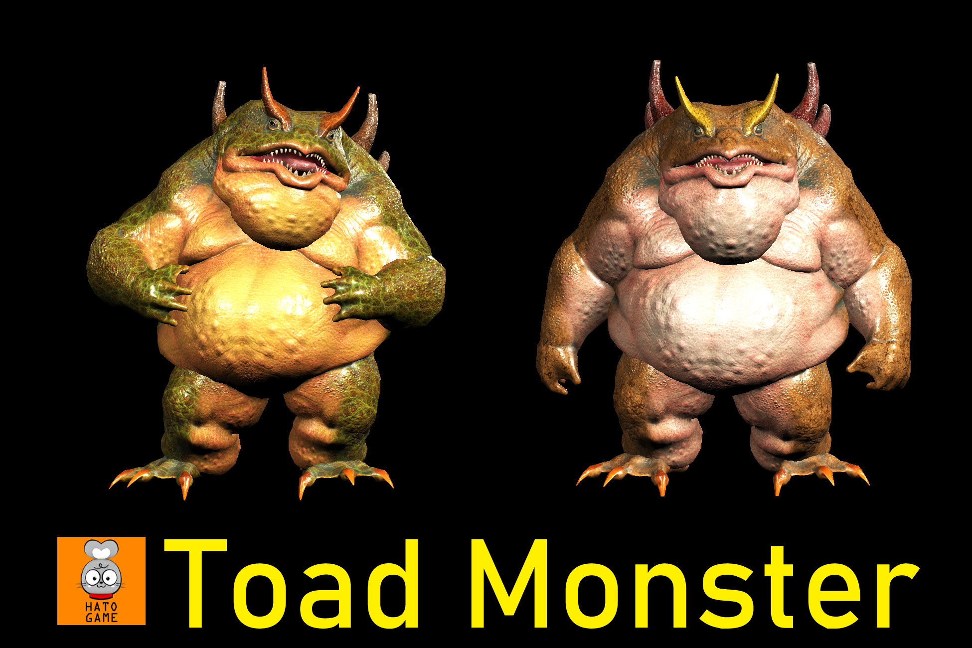 Monster: Toad boss | 3D 동물 | Unity Asset Store