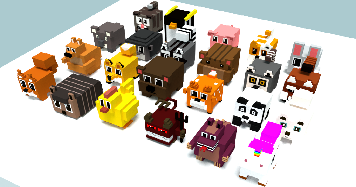 Voxel Animals (#23) | 3D 动物 | Unity Asset Store