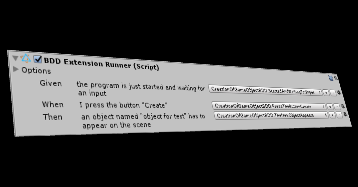 Bdd Extension For Unity Test Tools Utilities Tools Unity Asset Store